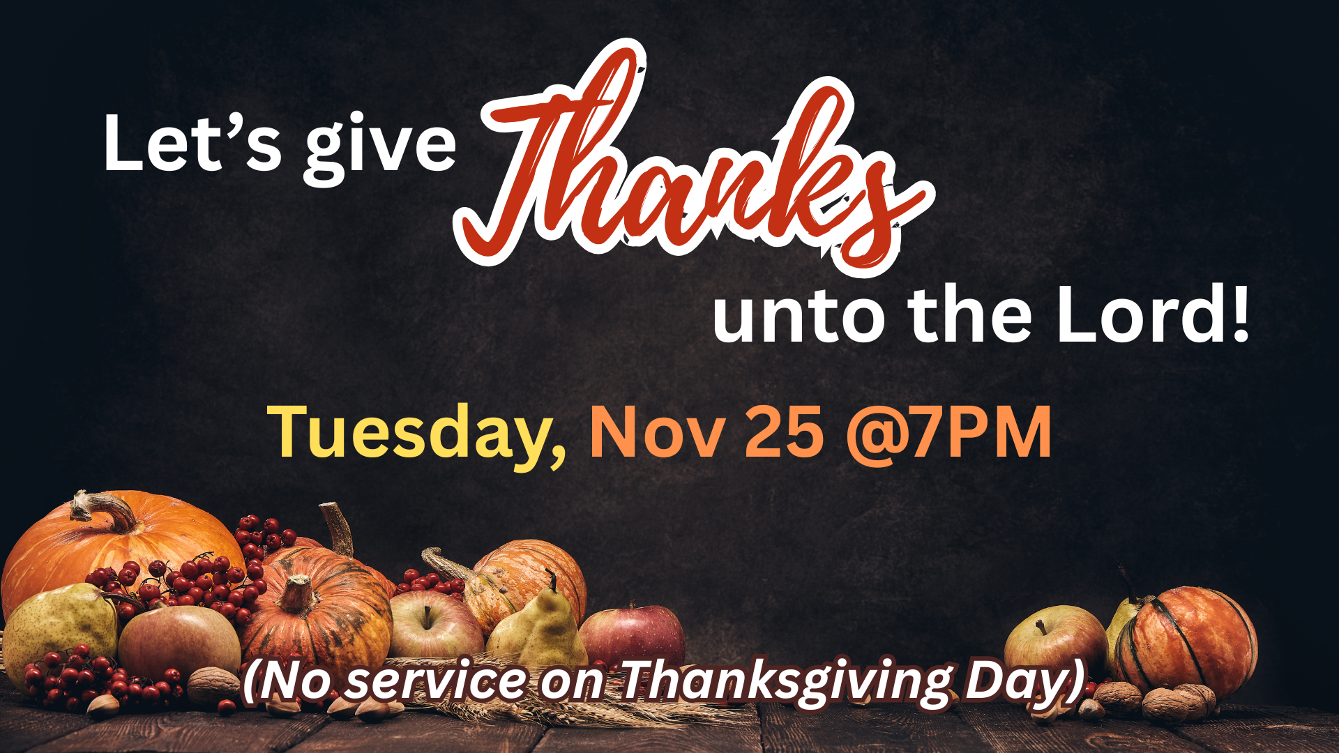Let’s Give Thanks! | Living Word Christian Center International Ministries